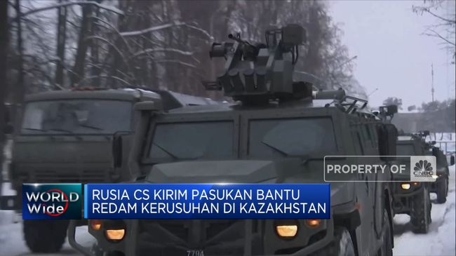 Rusia Cs Kirim Pasukan Bantu Redam Kerusuhan di Kazakhstan