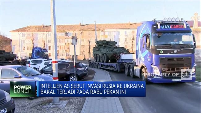 Intelijen AS Sebut Invasi Rusia ke Ukraina Rabu Pekan Ini Intelijen AS Sebut Invasi Rusia ke Ukraina Rabu Pekan Ini