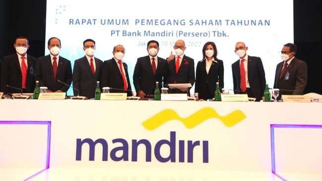 Bank Mandiri Bagikan Dividen Rp 16,82 T atau 60% dari Laba