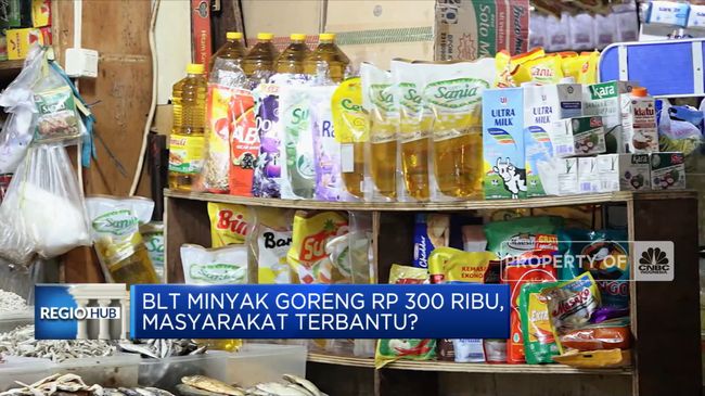 BLT Minyak Goreng Rp300 Ribu, Masyarakat Terbantu?