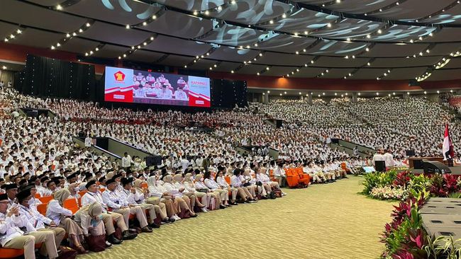 Rapimnas Gerindra 2022: Kader Tunggu Jawaban Prabowo Nyapres Rapimnas Gerindra 2022: Kader Tunggu Jawaban Prabowo Nyapres