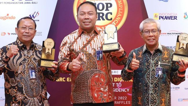 Jasa Raharja Borong Penghargaan TOP GRC 2022