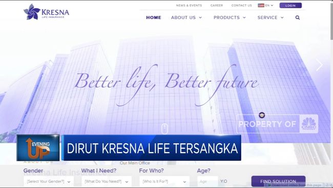 Dirut Kresna Life Tersangka Penggelapan Asuransi Nasabah