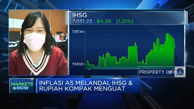 Inflasi AS Melandai, IHSG & Rupiah Kompak Menguat Inflasi AS Melandai, IHSG & Rupiah Kompak Menguat