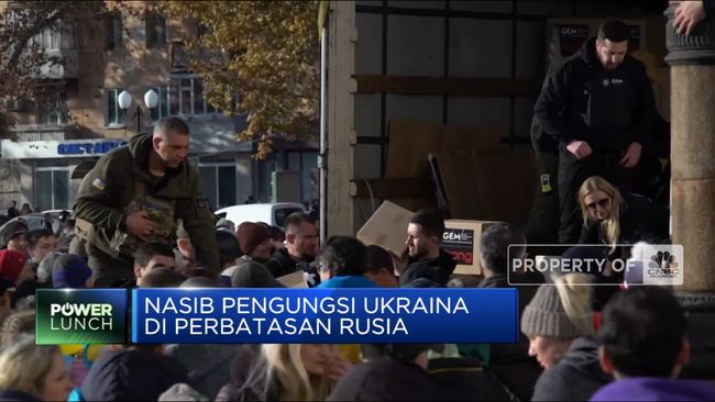 Video: Begini Nasib Pengungsi Ukraina di Perbatasan Rusia