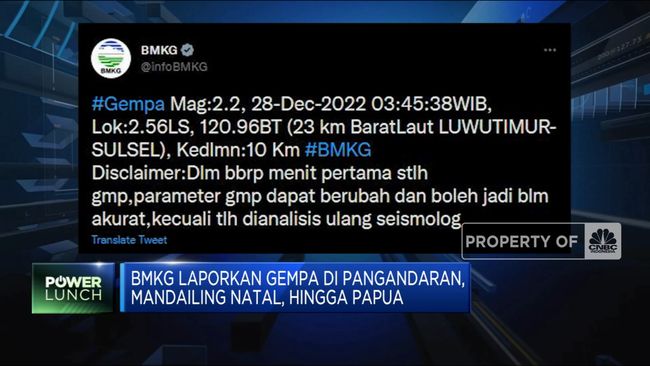 Video: Waspada! Hari Ini Gempa Terjadi Di Sejumlah Wilayah