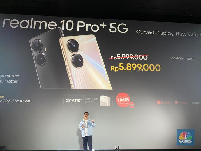 Sah! Ini Harga Realme 10 Pro & Pro Plus 5G di Indonesia