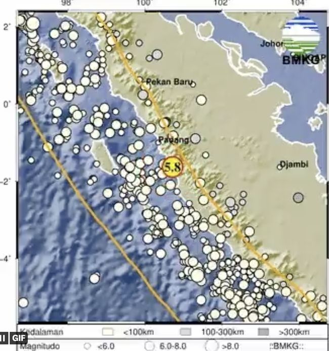 Mengenal Sesar Sianok, Dalang Gempa di Padang Sumatera Barat