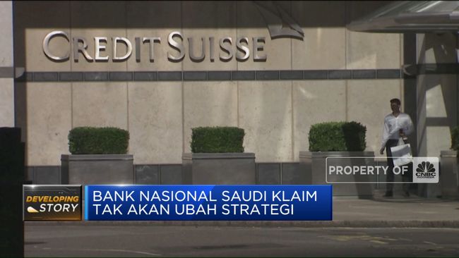 Bank Nasional Saudi Merugi, Utang Credit Suisse Bakal Dihapus