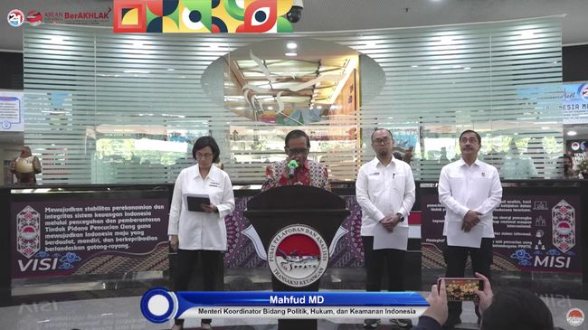 Sri Mulyani & Mahfud MD Bentuk Satgas Transaksi Gelap Rp349 T Sri Mulyani & Mahfud MD Bentuk Satgas Transaksi Gelap Rp349 T