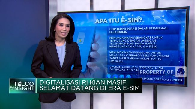 Digitalisasi RI Kian Masif, Selamat Datang di Era e-SIM