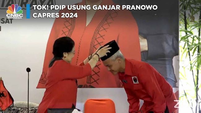 Mega Tunjuk Ganjar Capres PDIP, Jokowi: 'Sekarang Saatnya'