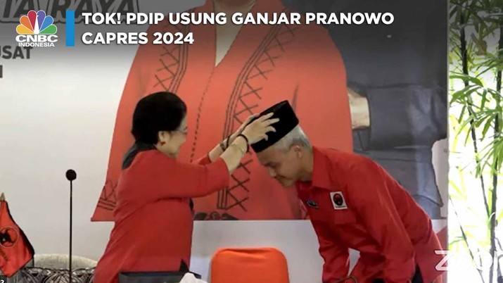 Mega Tunjuk Ganjar Capres PDIP, Jokowi: 'Sekarang Saatnya'