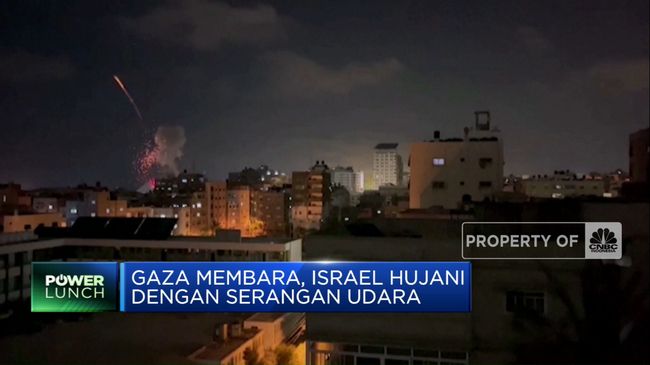 Video: Gaza Membara, Israel Hujani Dengan Serangan Udara