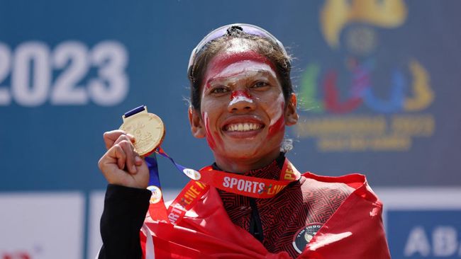 Indonesia Kawinkan Dua Medali Emas Maraton SEA Games 2023