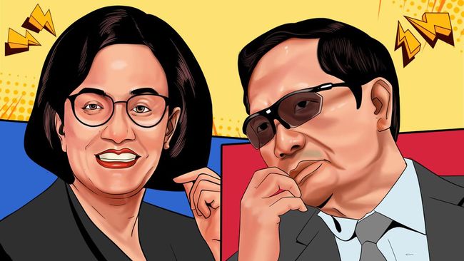 Catatan Sri Mulyani & Mahfud Soal Tersangka di Kasus Rp349 T