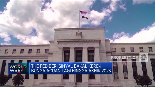 The Fed Beri Sinyal Bakal Kerek Bunga Acuan Hingga Akhir 2023