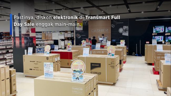 Transmart Full Day Sale, Elektronik Diskon Hingga Rp 4 Jutaan