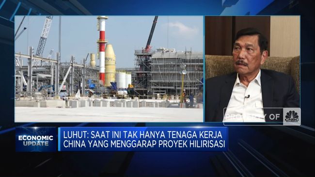 Jawaban Luhut Soal Ramai TKA China di Hilirisasi Nikel Cs
