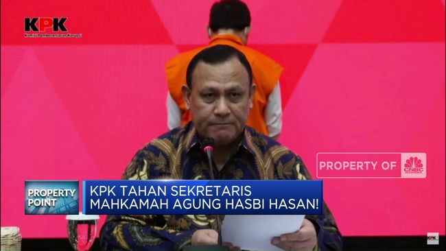 KPK Tahan Sekretaris Mahkamah Agung Hasbi Hasan!