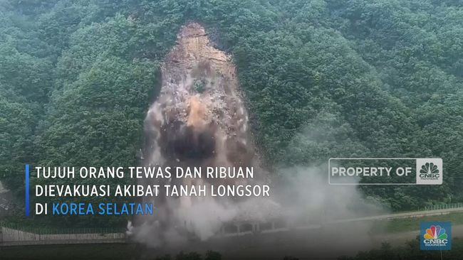 Tujuh Orang Tewas Akibat Tanah Longsor di Korea Selatan