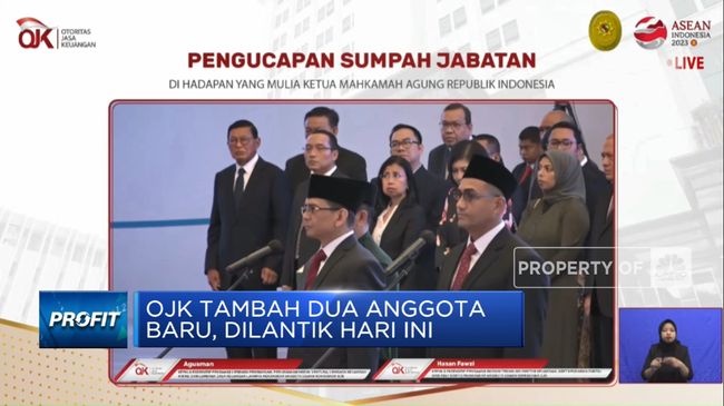 Agusman & Hasan Fawzi Resmi Dilantik Jadi Anggota DK OJK Agusman & Hasan Fawzi Resmi Dilantik Jadi Anggota DK OJK