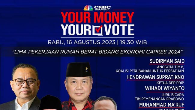 Live Now! Intip Bocoran Gagasan Ekonomi Para Capres 2024