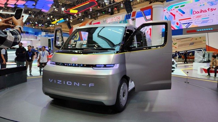 Mobil Konsep BEV Daihatsu VIZION-F Tebar Pesona di GIIAS 2023