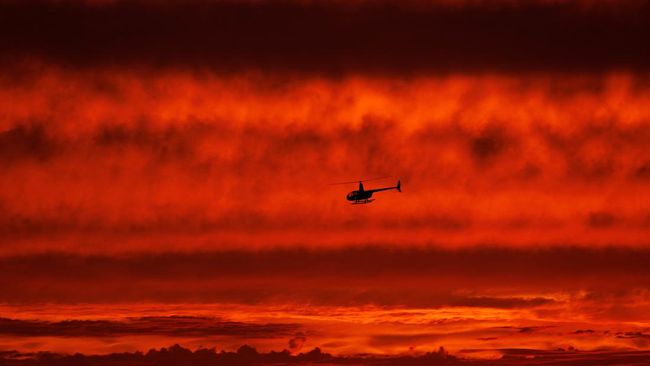 Awan Merah Mendekati California, Warga AS Siaga Malapetaka