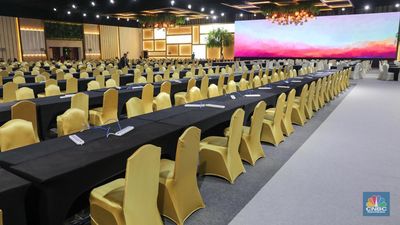 Penampakan Megahnya Ruang Media Center KTT Ke-43 ASEAN - Foto 6