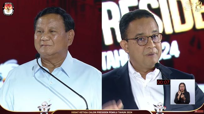 Debat Panas Prabowo Vs Anies Soal Anggaran Pertahanan, Simak! Debat Panas Prabowo Vs Anies Soal Anggaran Pertahanan, Simak!