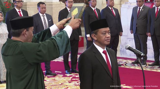 Sah! Bahlil Lahadalia Resmi Jadi Menteri ESDM