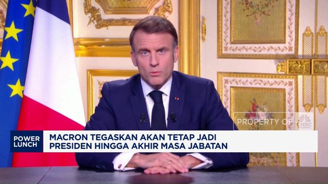 Video: Macron Tegaskan Tetap Jadi Presiden Hingga Akhir Masa Jabatan