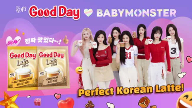 BABYMONSTER Resmi Jadi Brand Ambassador Kopi Good Day