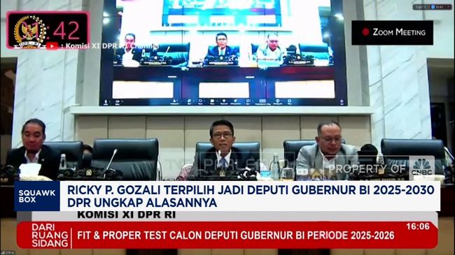 Video: Ricky P. Gozali Terpilih Jadi Deputi Gubernur BI 2025-2030