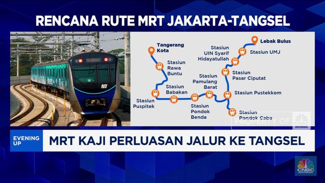Video: MRT Jakarta Kaji Perluasan Jalur Menuju Tangsel