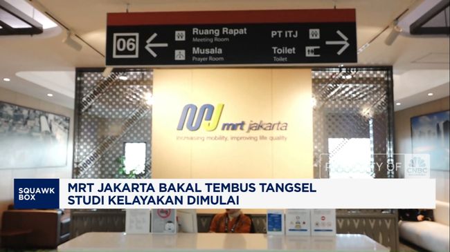 Video: Kabar Baik! MRT Jakarta Bakal Tembus Tangsel
