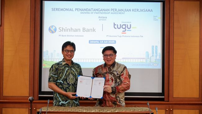 Tugu Insurance-Bank Shinhan Indonesia Jalin Kolaborasi Strategis