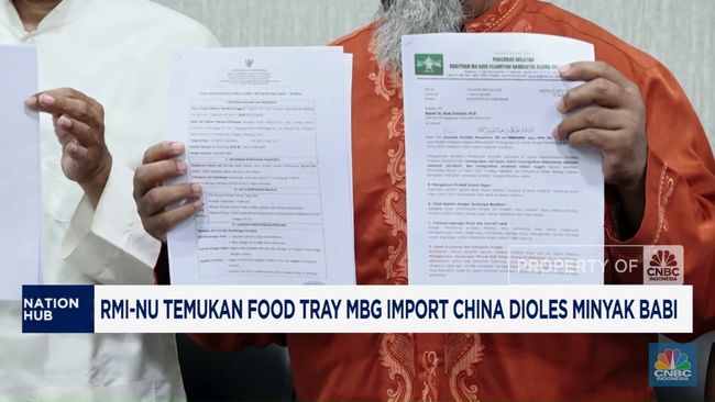 Video: Impor dari China, Food Tray MBG Mengandung Minyak Babi