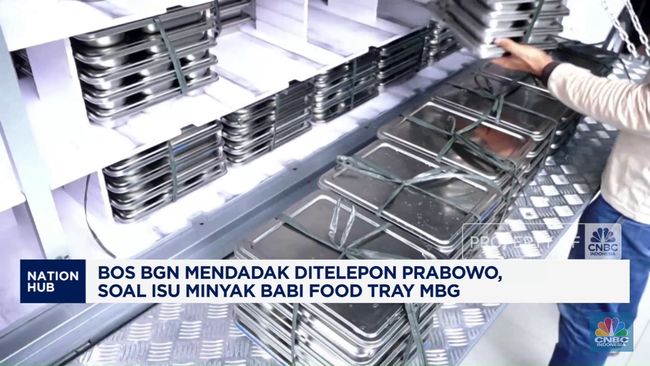 Video: Polemik Minyak Babi di Food Tray MBG, Bos BGN Ditelepon Prabowo