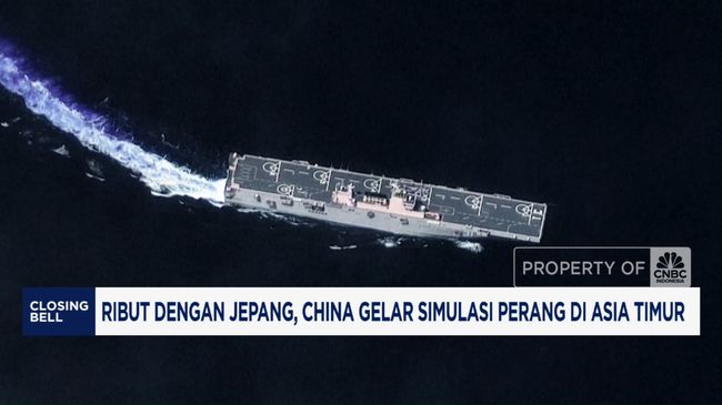 VIdeo: Ribut Dengan Jepang, China Gelar Simulasi Perang di Asia Timur