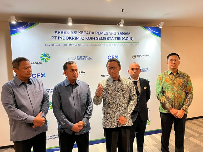 Entitas Usaha Arsari Grup Milik Hashim Jadi Pemegang Saham COIN