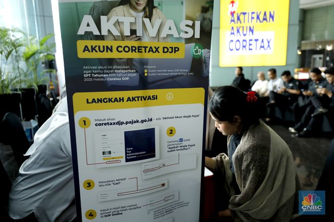 DJP Catat 11,86 Juta Wajib Pajak Sudah Aktivasi Coretax